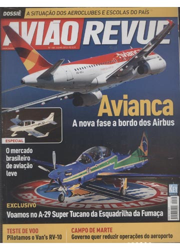Sebo do Messias Revista - Avião Revue - 2013 - Nº.166 - Avianca