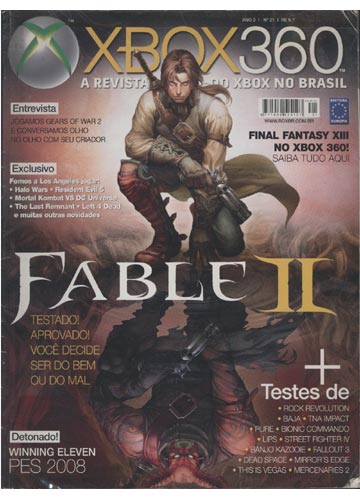 Sebo do Messias Revista - XBox 360 - Ano 1 - Nº.21 - Fable II