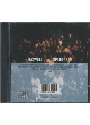 Sebo do Messias CD - Maxwell - MTV Unplugged