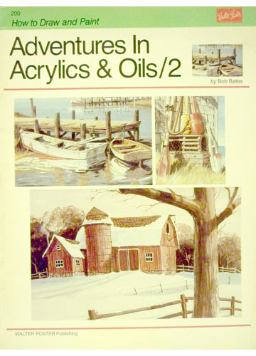 Sebo do Messias Livro - Adventures in Acrylics & Oils - Volume 2