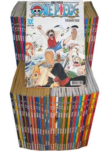 Sebo do Messias Gibi - One Piece - 63 Volumes - Do N°.1 ao N°.64 ...
