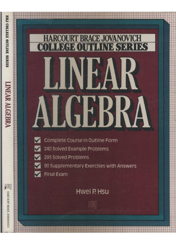 Sebo do Messias Livro - Linear Algebra