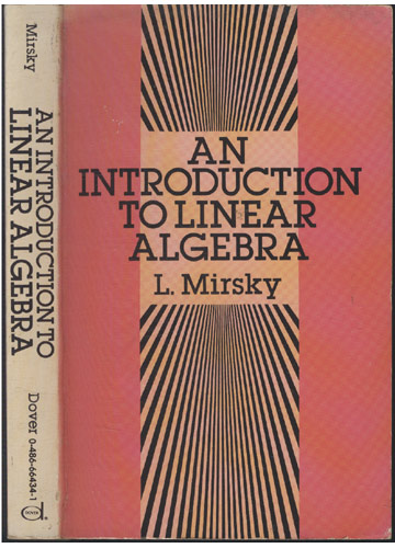 Sebo do Messias Livro - An Introduction to Linear Algebra