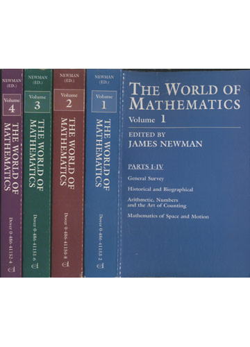Sebo do Messias Livro - The World of Mathematics - 4 Volumes
