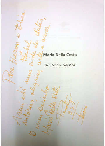 Sebo do Messias Livro - Maria Della Costa - Seu Teatro Sua Vida - Com ...