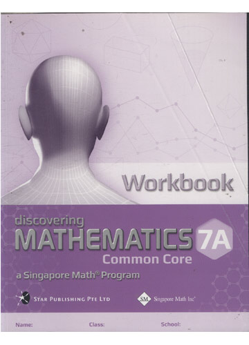 Sebo do Messias Livro - Discovering Mathematics 7A - Common Core - Workbook