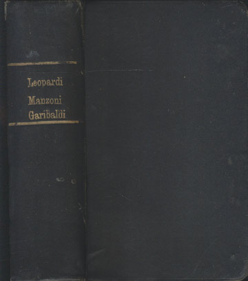 Sebo do Messias Livro - Leopardi - Manzoni Garibaldi - 3 Livros em 1