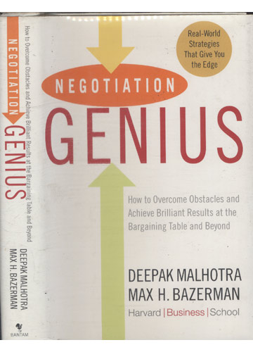 Sebo do Messias Livro - Negotiation Genius