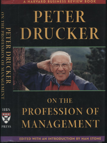 Sebo do Messias Livro - Peter Ducker On The Profession of Management
