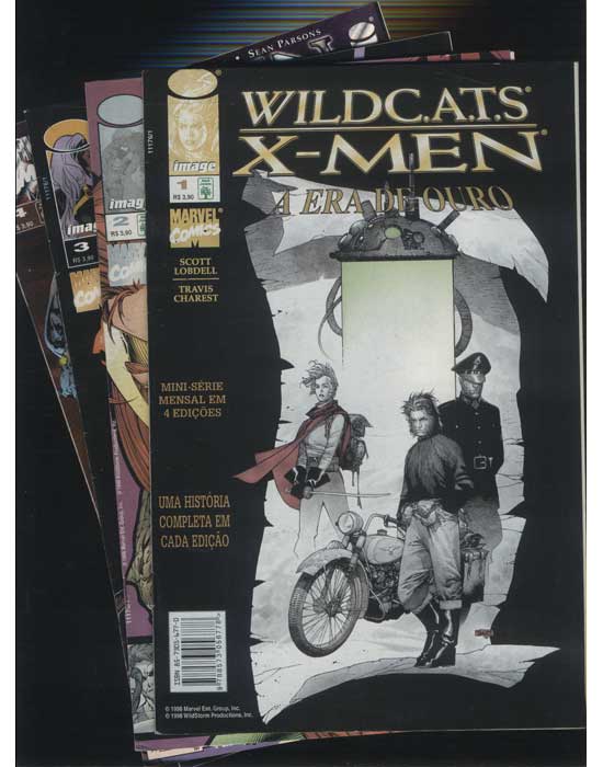 Sebo do Messias Gibi - Wildcats / X-Men - A Era de Ouro - Minissérie ...