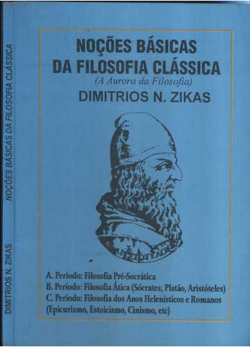 Sebo do Messias Livro - Noções Básicas da Filosofia Clássica
