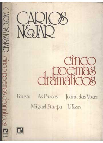 Sebo do Messias Livro - Cinco Poemas Dramáticos