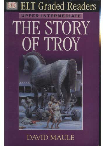 Sebo do Messias Livro - The Story of Troy - Upper Intermediate