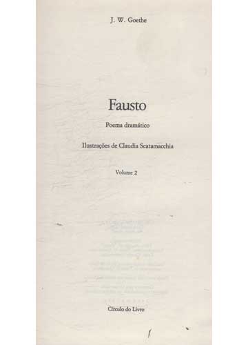 Sebo do Messias Livro - Fausto - Volume 2