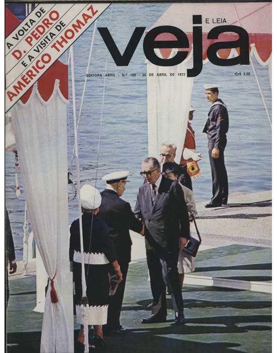 Sebo do Messias Revista - Veja - Ano 1972 - Nº.190 - A Volta de D ...