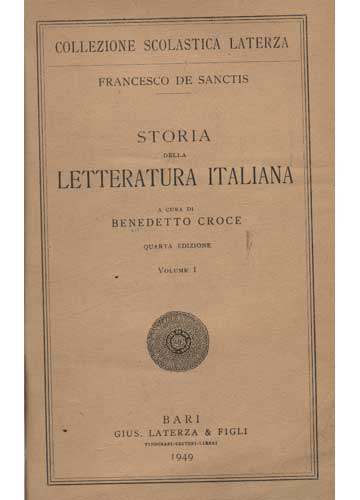 Sebo do Messias Livro - Storia Della Letteratura Italiana - 2 Volumes