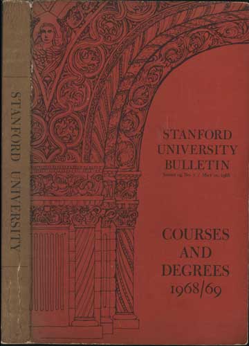Sebo do Messias Livro - Stanford University Bulletin