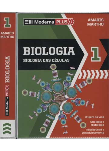 Sebo do Messias Livro - Moderna Plus - Biologia 1 - 3 Volumes + Caderno do Estudante