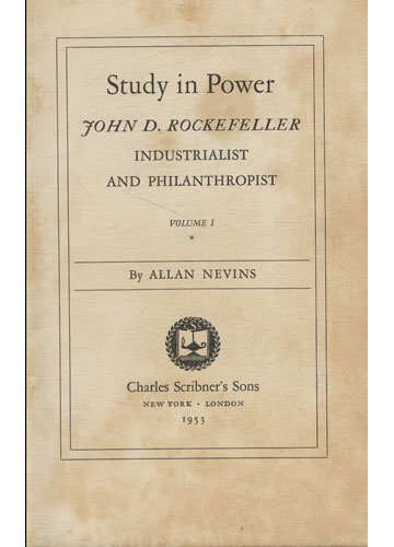 Sebo do Messias Livro - Study in Power - John D. Rockefeller ...