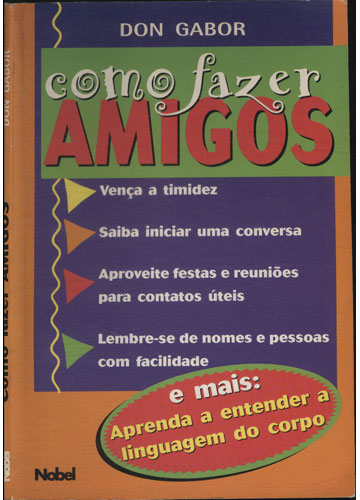 Sebo do Messias Livro - Como Fazer Amigos