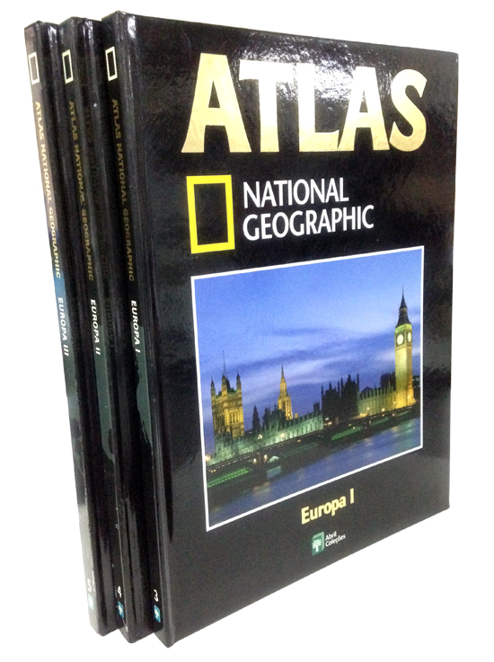 Sebo do Messias Livro - Atlas National Geographic - Volumes 3/4/5 ...