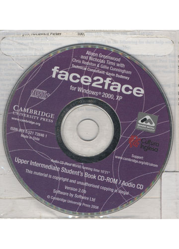Sebo do Messias Livro - Face 2 Face - Upper Intermediate - Student's Book - Workbook - Com CD