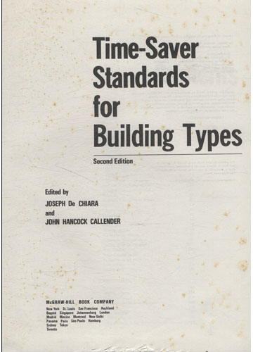 Sebo do Messias Livro - Time-Saver Standards for Building Types