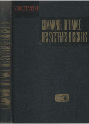 Sebo do Messias Livro - Commande Optimale Des Systemes Discrets