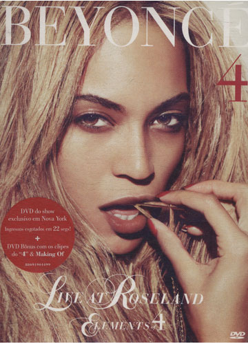 Sebo do Messias DVD - Beyonce - Live at Roseland Elements of 4 *Duplo Digipack*