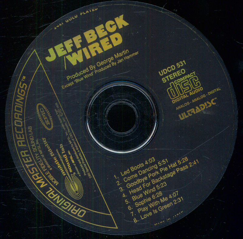 Sebo do Messias CD - Jeff Beck - Wired *importado*