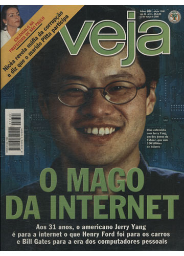 Sebo do Messias Revista - Veja - Ano 2000 - N°.11 - O Mago da Internet