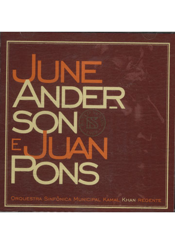 Sebo do Messias CD - June Anderson e Juan Pons - Ao Vivo no Teatro ...