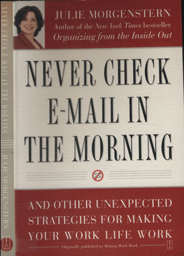 Sebo do Messias Livro - Never Check E-Mail in the Morning