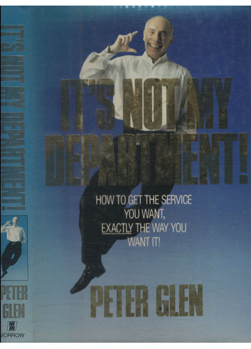 Sebo do Messias Livro - It's Not My Department