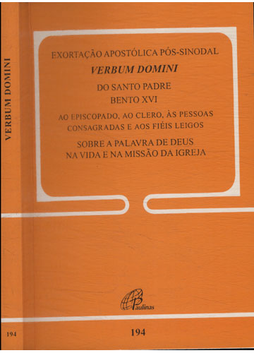 Sebo do Messias Livro - Verbum Domini