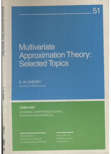 Sebo do Messias Livro - Multivariate Approximation Theory - Selected Topics