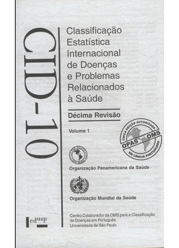 Sebo do Messias Livro - Classificação Estatística Internacional de ...