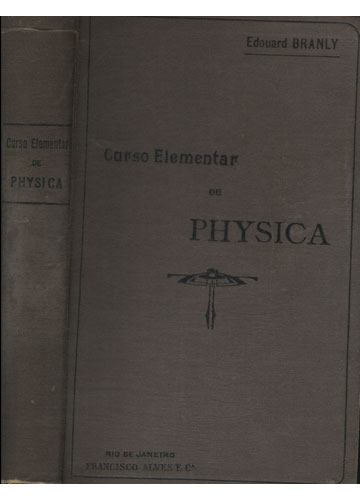 Sebo do Messias Livro - Curso Elementar de Physica