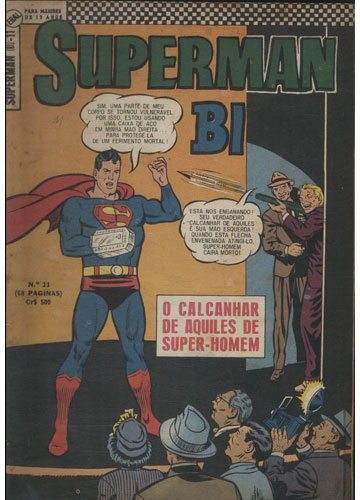Sebo do Messias Gibi - Superman Bi - 1ª Série - N°11