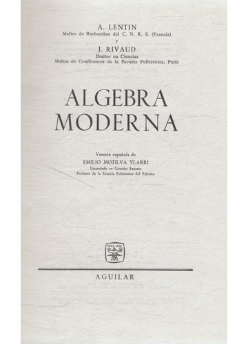 Sebo do Messias Livro - Algebra Moderna