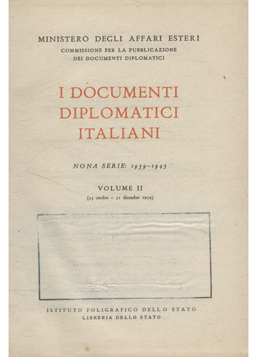 Sebo do Messias Livro - I Documenti Diplomatici Italiani - Volume II
