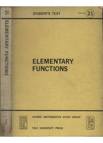 Sebo do Messias Livro - Elementary Functions - Stdent's Text - Unit nº 21