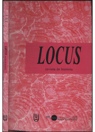 Sebo do Messias Livro - Locus - Revista de História - Nº.1 - Volume 3