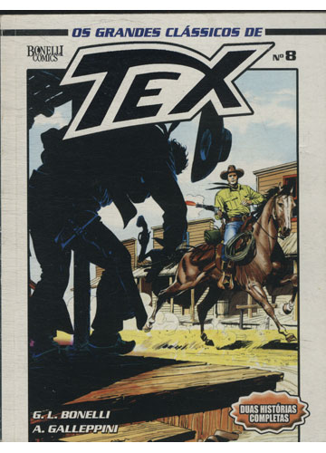 Sebo do Messias Gibi - Os Grandes Clássicos de Tex - Nº 08