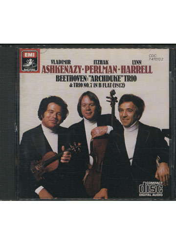 Sebo do Messias CD - Vladimir Ashkenazy / Itzhak Perlman / Lynn Harrell - Beethoven *Importado*