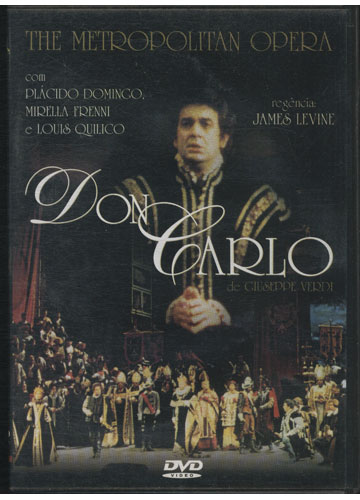 Sebo do Messias DVD - Don Carlo de Giuseppe Verdi