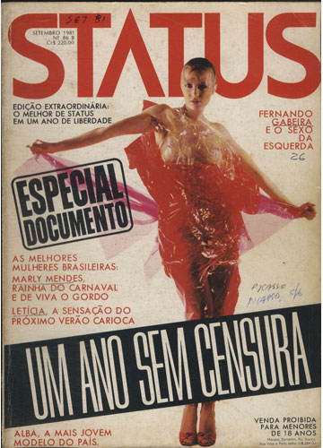 Sebo do Messias Revista - Status - Ano 1981 - N°.86B - Especial Documento