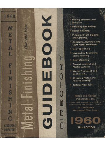 Sebo do Messias Livro - Metal Finishing - Guidebook Directory