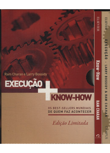 Sebo do Messias Livro - Execução+Know-how - 2 Volumes - Com (Luva)