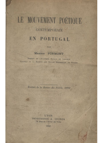 Sebo do Messias Livro - Le Mouvement Poétique Contemporain en Portugal